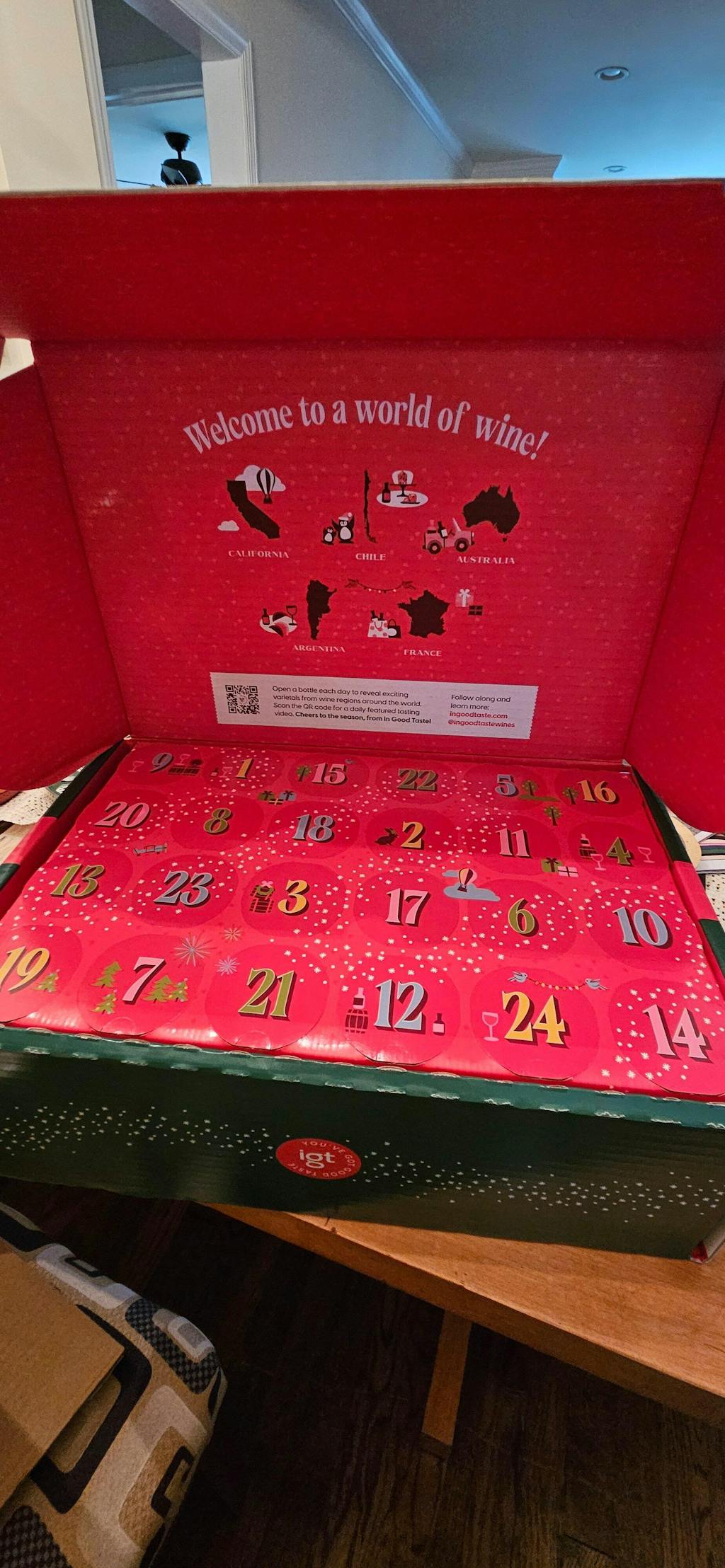 Wine Advent Calendar - 24 Mini Bottles