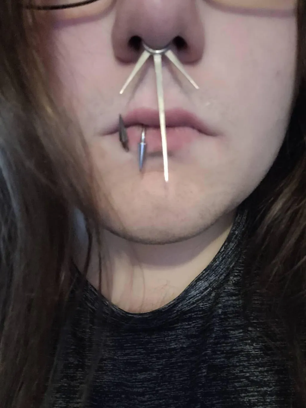 Extra Long Spike Septum Piercing – Inchoo Bijoux