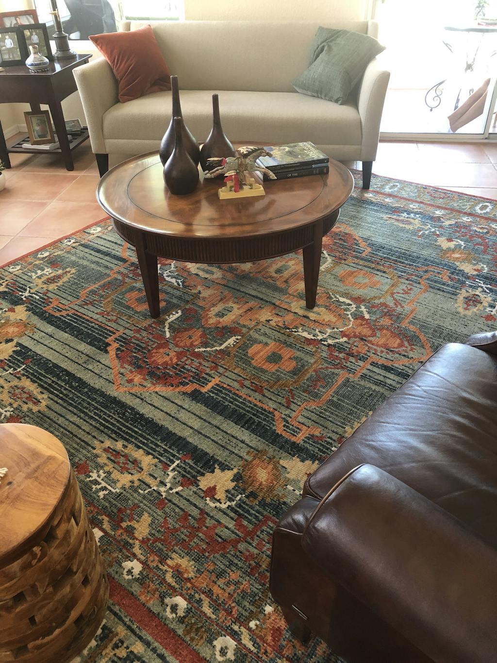 Mohawk Home Vintage Tapis Left Bank Garnet Multi Area Rug by Patina Vie ...