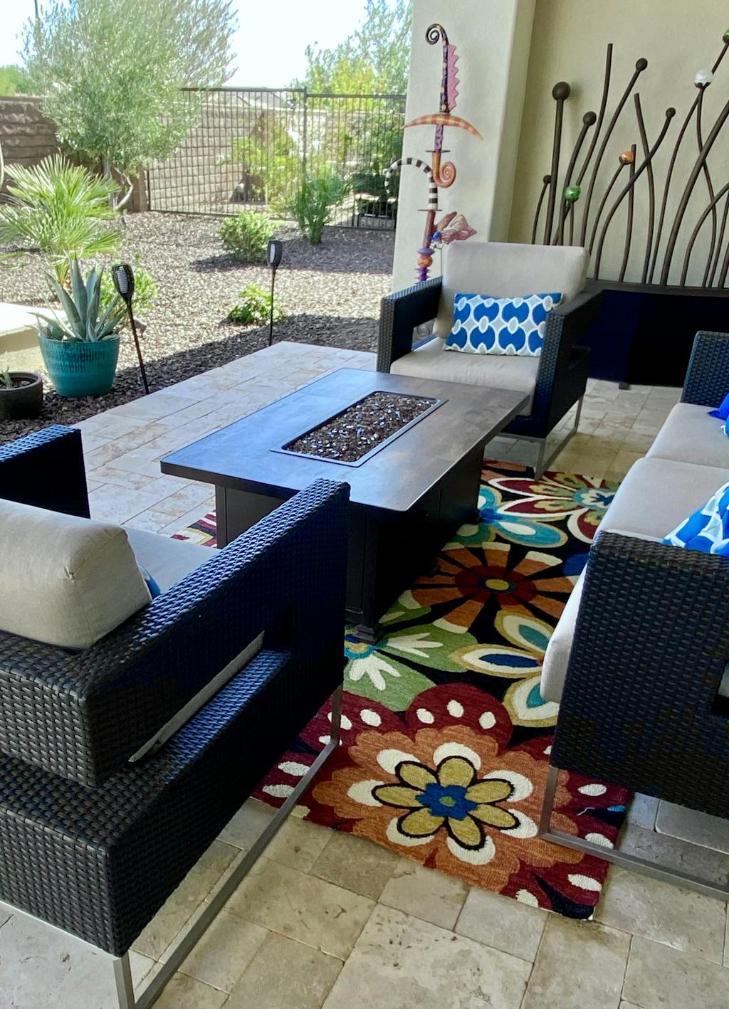 Couristan Covington Geranium Navy/Multi Area Rug – Incredible Rugs and ...