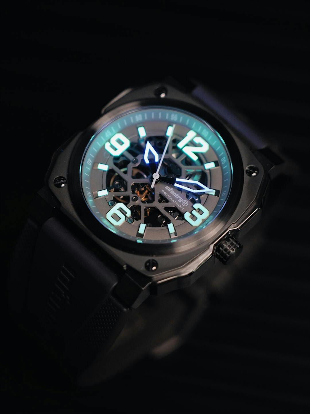 INFANTRY REVOLUTION Series - The Skeleton: Military Mechanical Watch ...