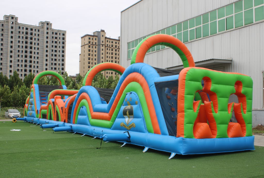 90ft HUGE Inflatable Obstacle Course – inflatableisland.co