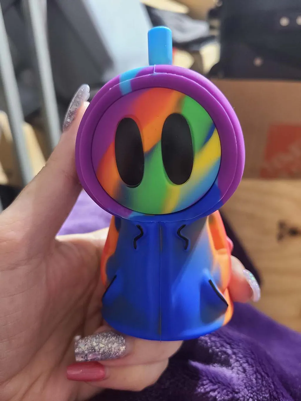 Silicone Bubbler | Ghost Silicone Pipe | INHALCO