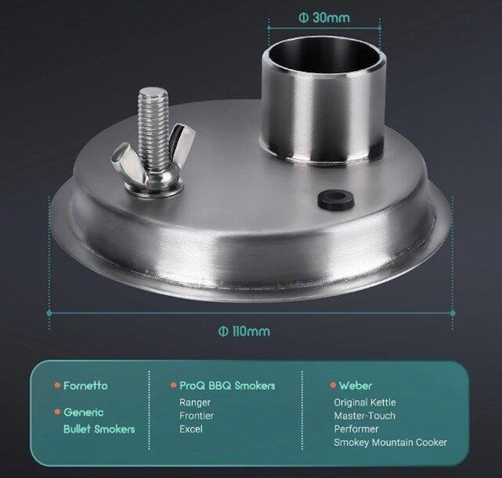 INKBIRD ISC-027BW Wi-Fi Bluetooth BBQ Automatic Smoker Fan Controller ...