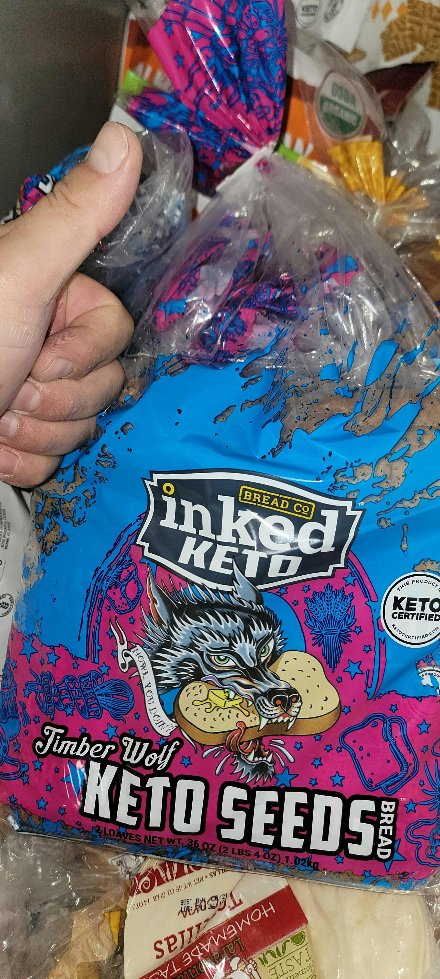 (Keto) Timber Wolf Keto Seeds Bread – Inked Bread