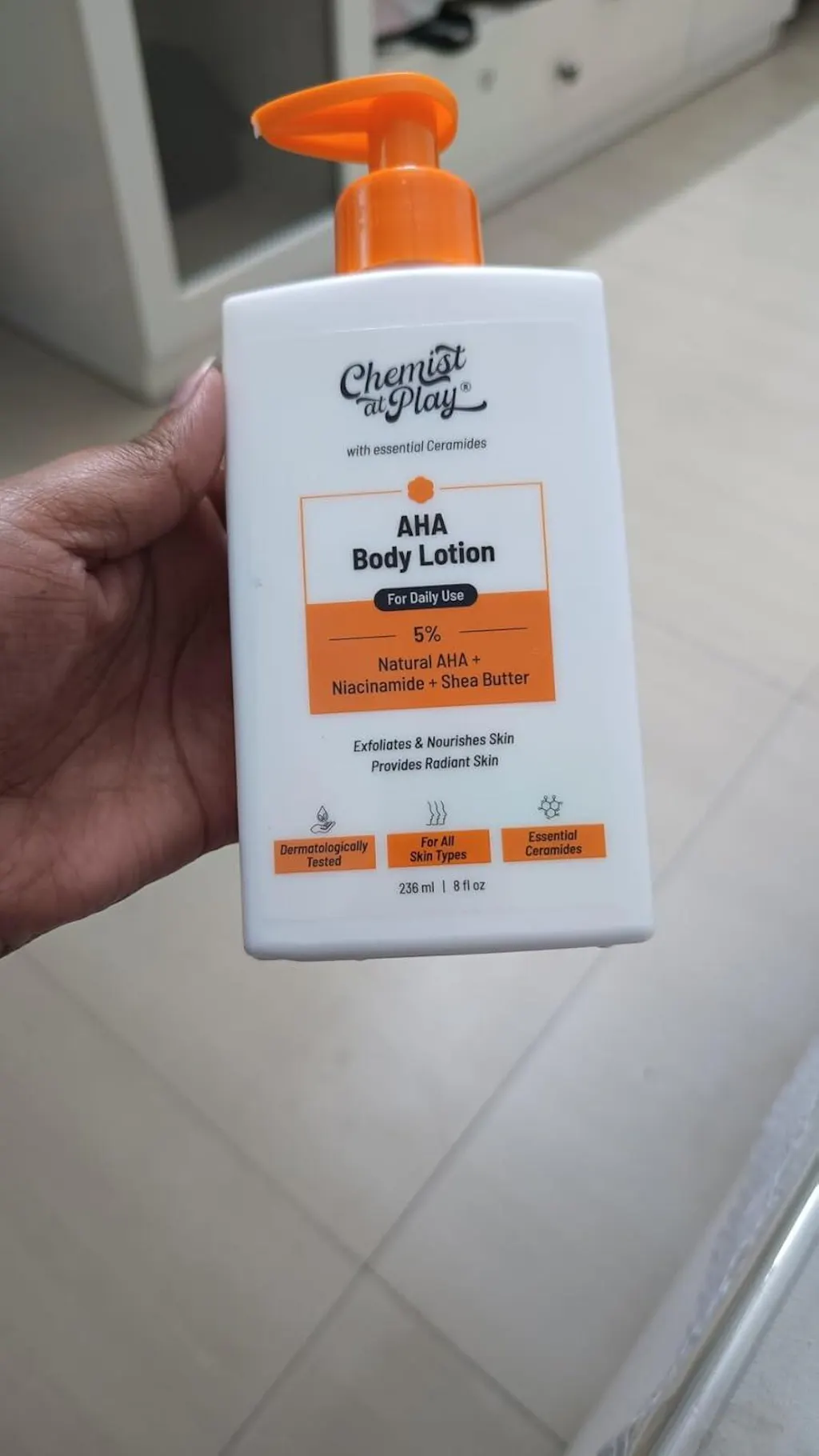 AHA Body Lotion with Niacinamide for Smooth Skin | Chemist At Play ...