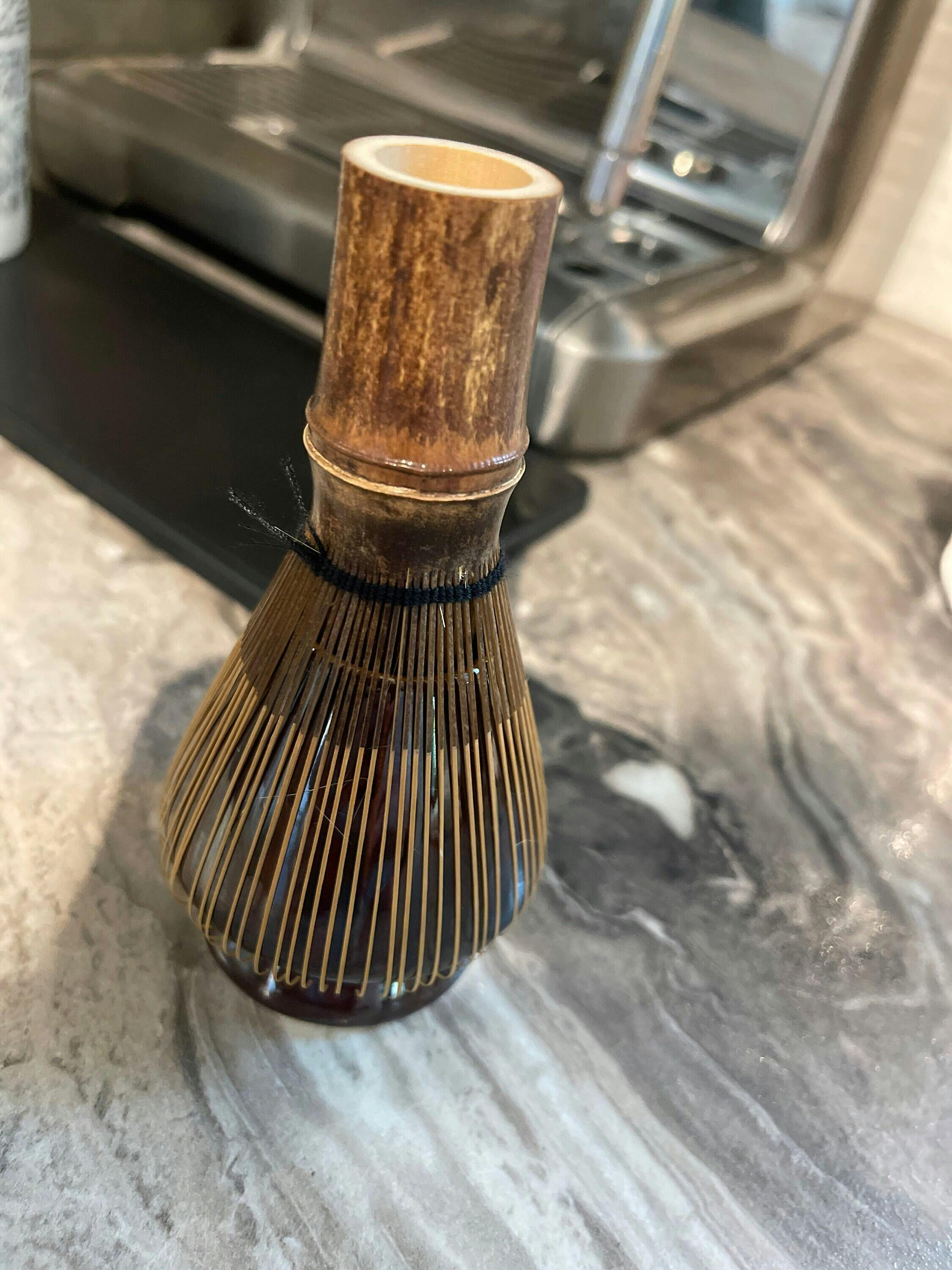 Azuchi Brown Matcha Whisk Chasen Stand - Japanese Kusenaoshi – Inoue Tea