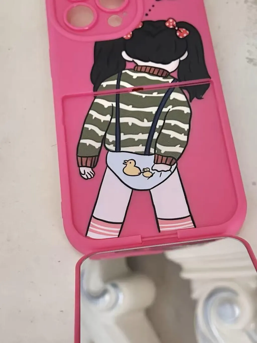 iPhone case | INSNIC Creative Cartoon Spoof Butt Scratching Couples An
