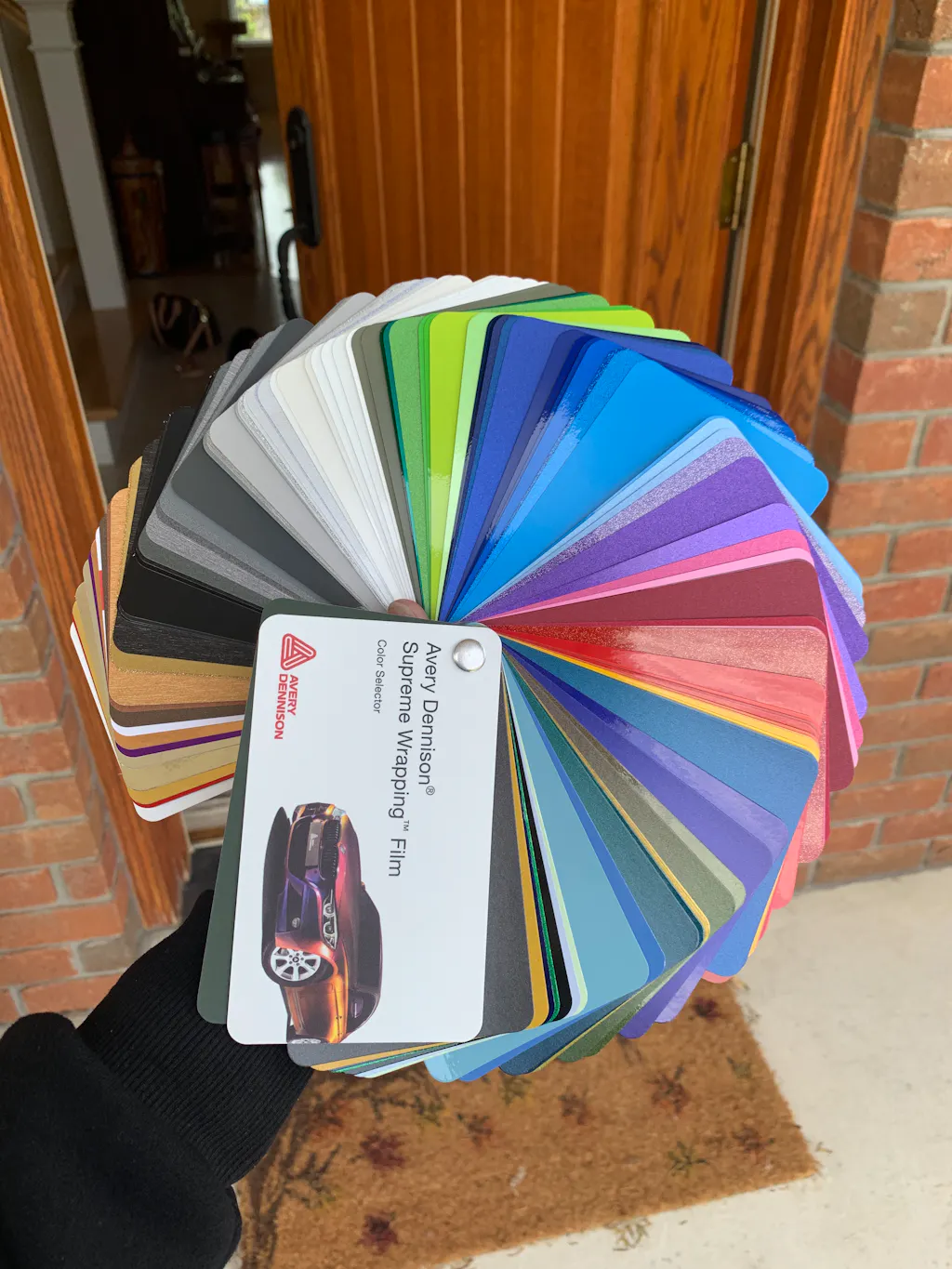 AVERY DENNISON SUPREME WRAPPING VINYL FILM SW900 / SF100 FULL COLOR SE ...