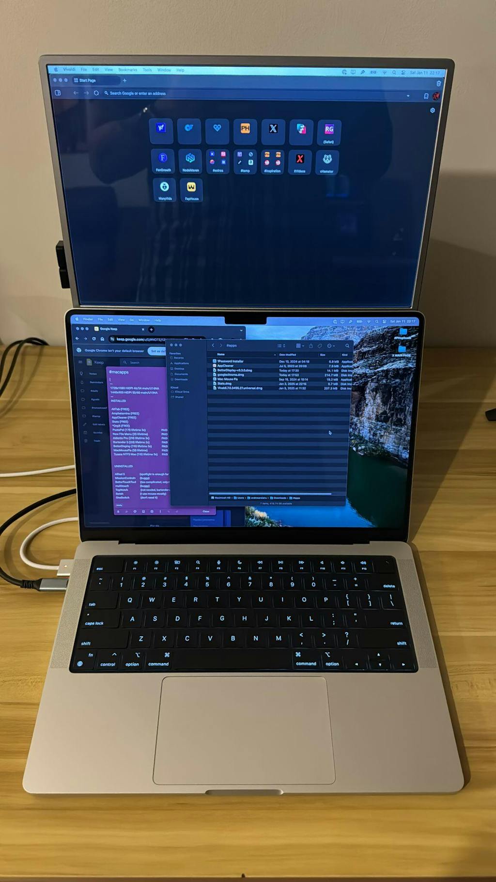 Intehill 4K Portable Monitor for Laptop and mini PC, 13.4 inch U13NA