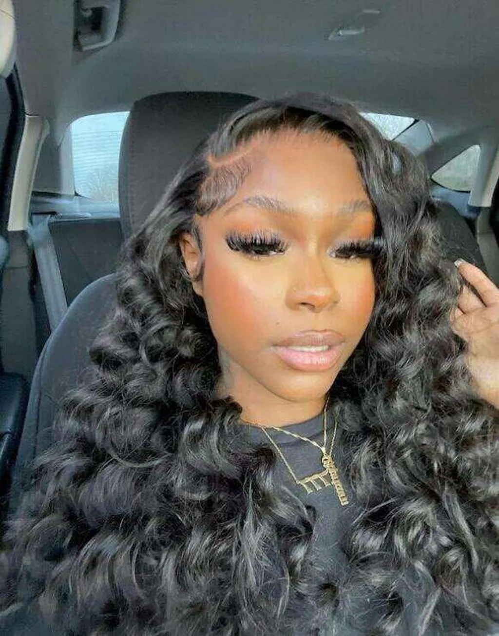 Loose Deep Wave Wig HD Transparent Lace Front Wigs 13x4 HD Lace Fronta ...