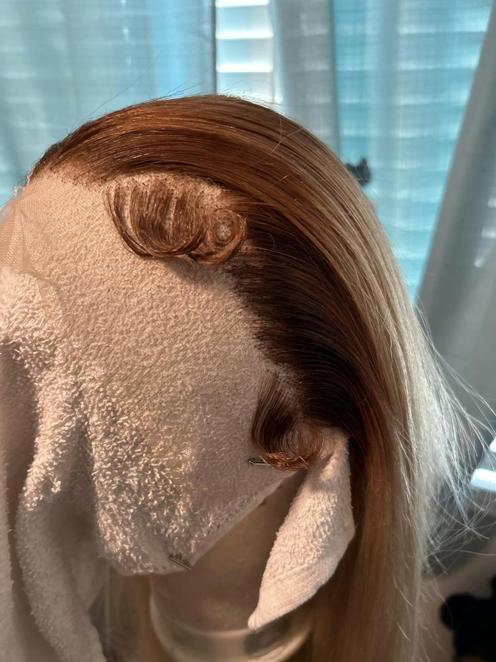 Honey Blonde Wig Straight Hair Wigs HD Transparent 13x4 Lace Front Wig ...