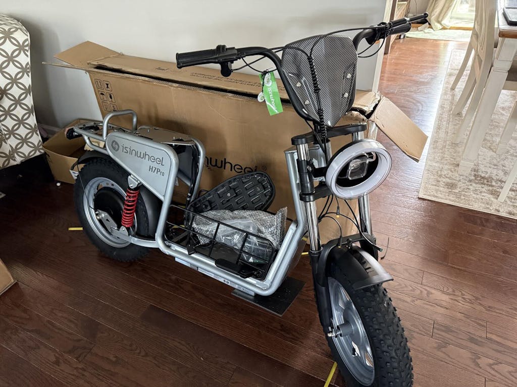 isinwheel H7Pro 1200W High-End Commuting Electric Scooter with Seat ...