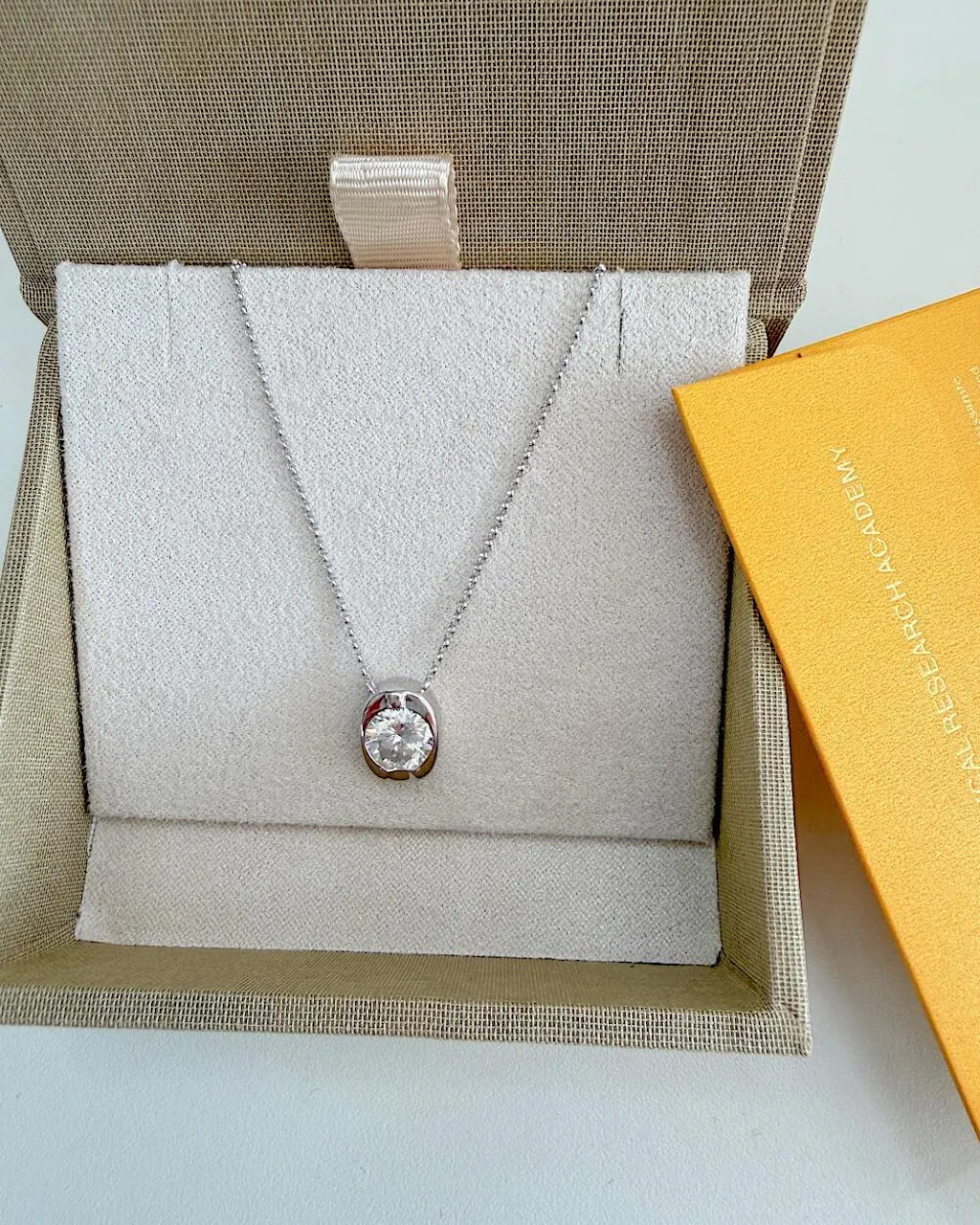 Colar The Eyrie Moissanite 2ct | IT STONE — Moissanite Certificada GRA