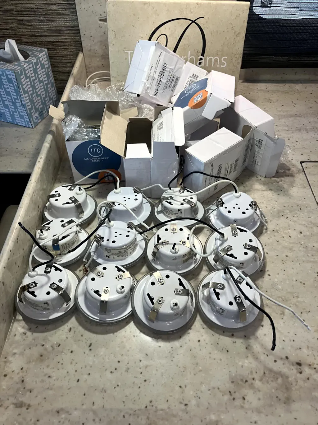 Radiance 3" LED RV & Marine Recessed Overhead Light with Glass Lens ...