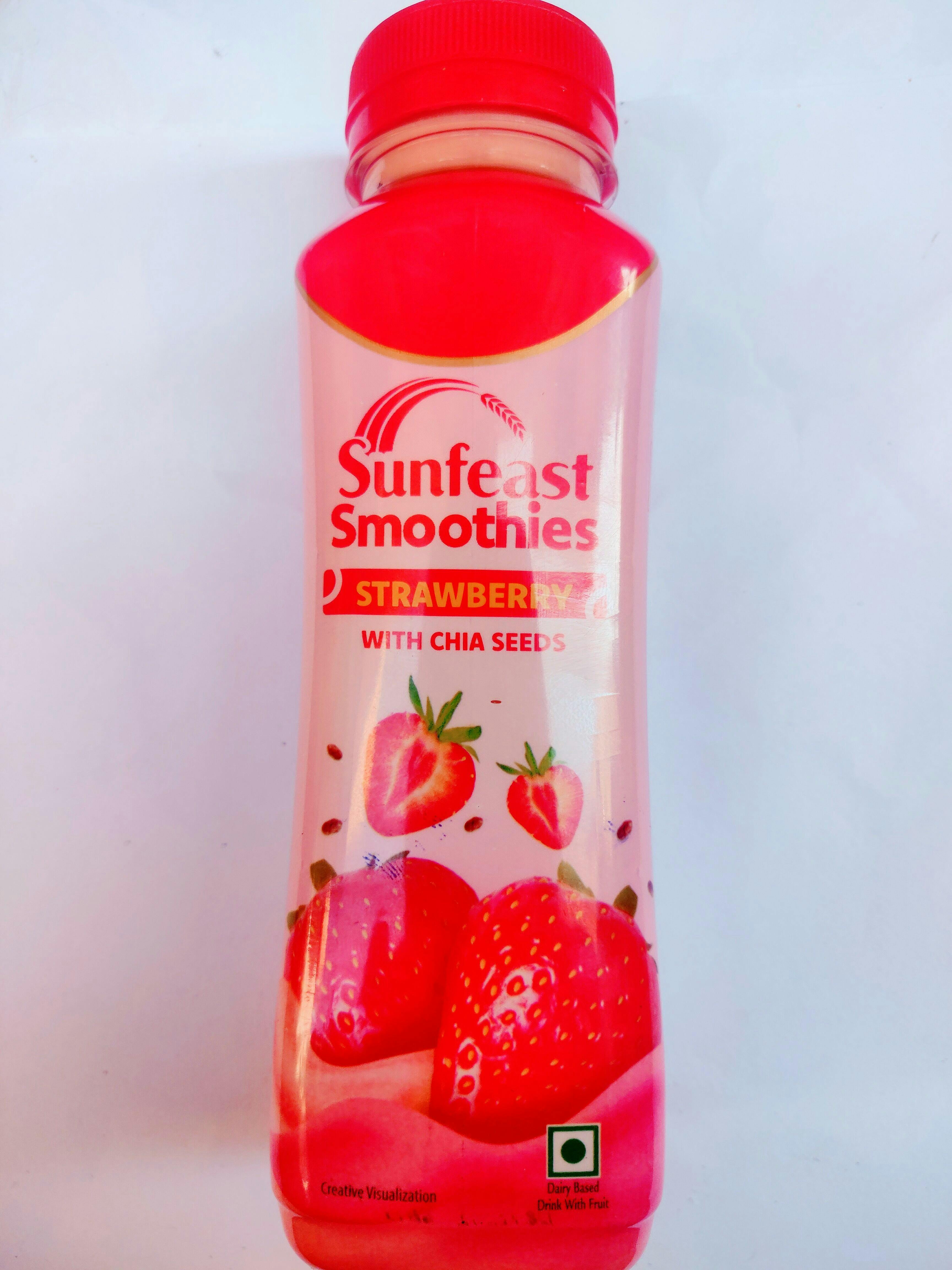 Sunfeast Strawberry Smoothie with Chia Seeds, 300ml – ITC Store