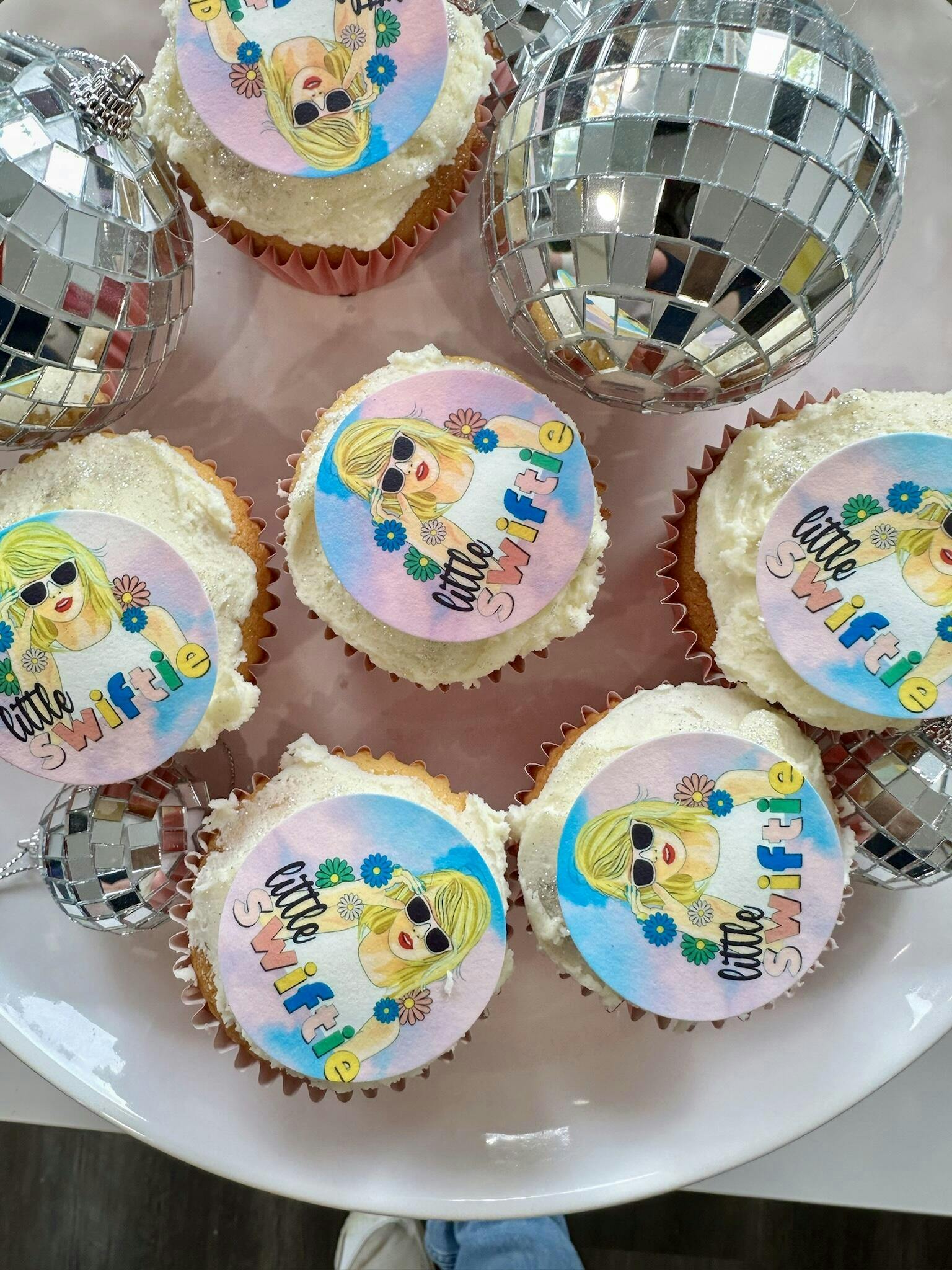 Taylor Swift Swifty Cupcake Cookie Toppers - Itty Bitty Cake Toppers