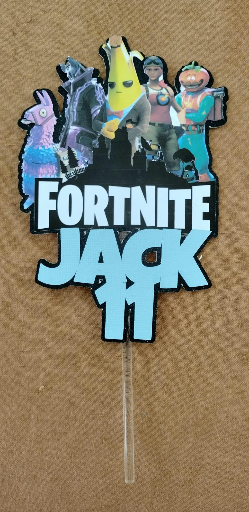 FORTNITE Card Cake Topper - Itty Bitty Cake Toppers