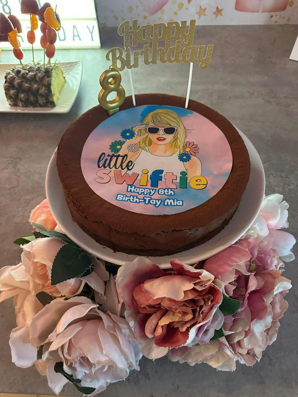 Taylor Swift Swifty Clipart Round Edible Cake Topper - Itty Bitty Cake ...