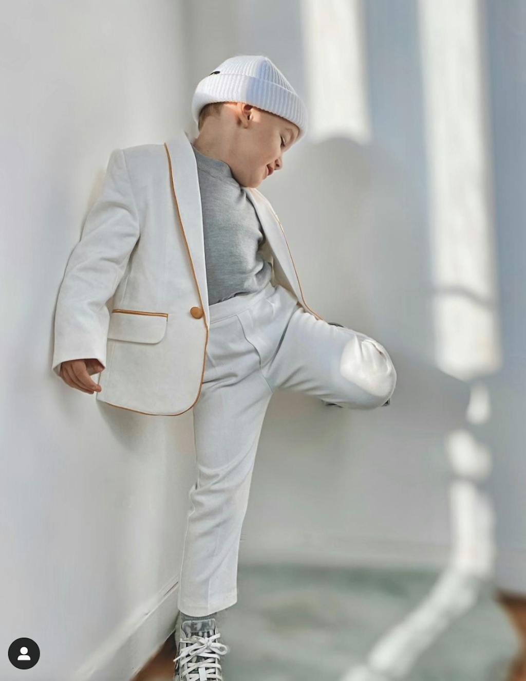 Alex Suit (Gold) - Best Online Children's Boutique – Itty Bitty Toes