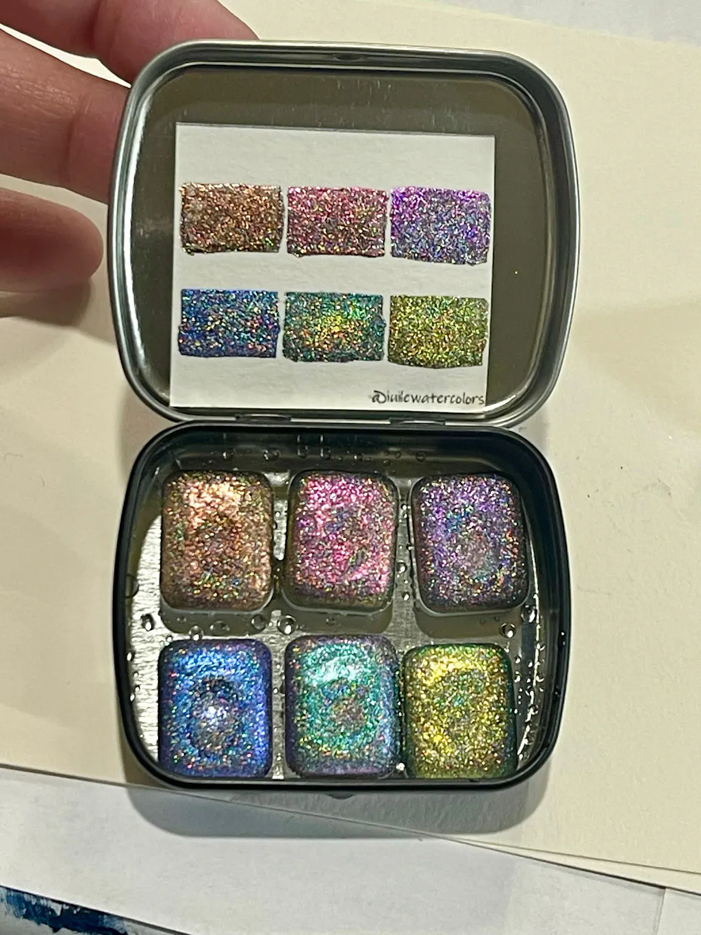 Button Perfection Set Hologram Super Color Shift Chrome Handmade Shimm ...