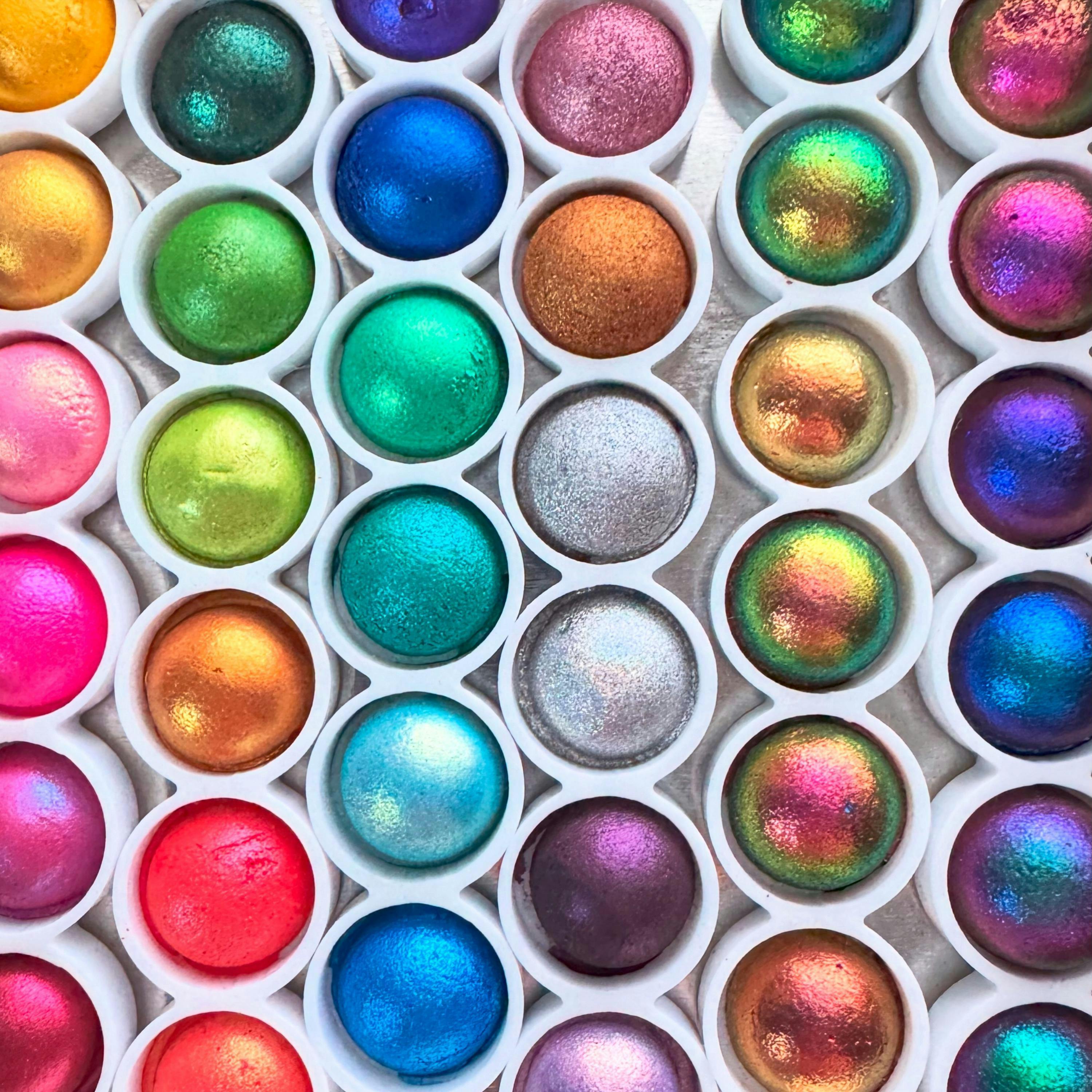 Vol.2 Magical Drop Tiny Sampler set Handmade Shimmer Hologram Color sh – IUILE