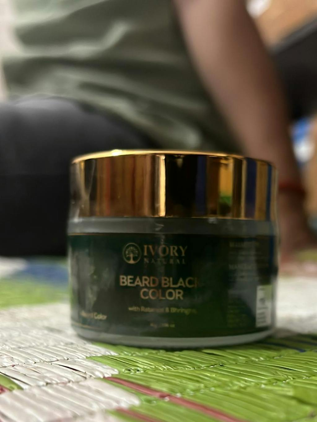 Buy Black Beard & Moustache Color -100% Natural