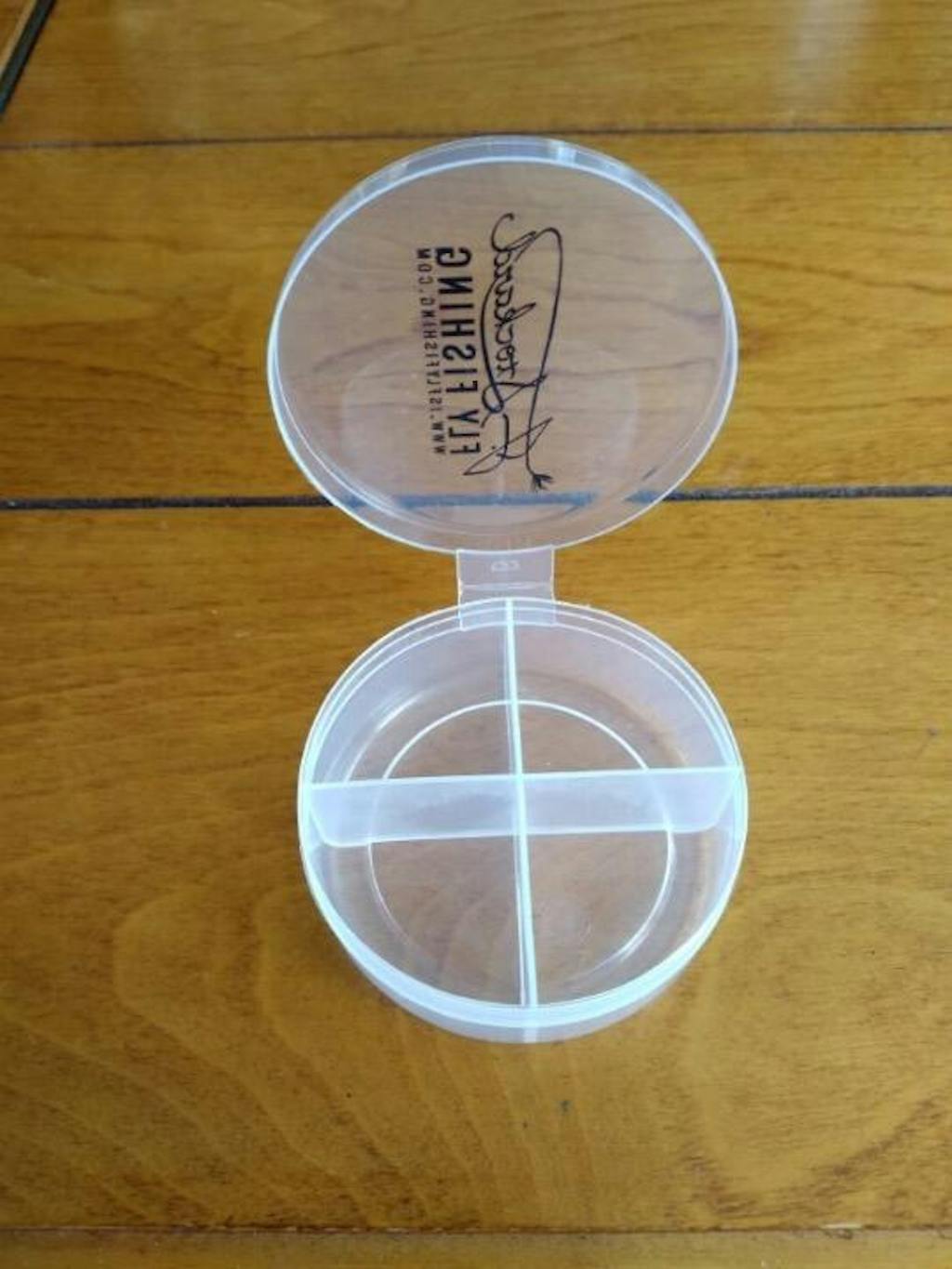 4-Compartment Fly Cup for Organized Fly Storage | J Stockard