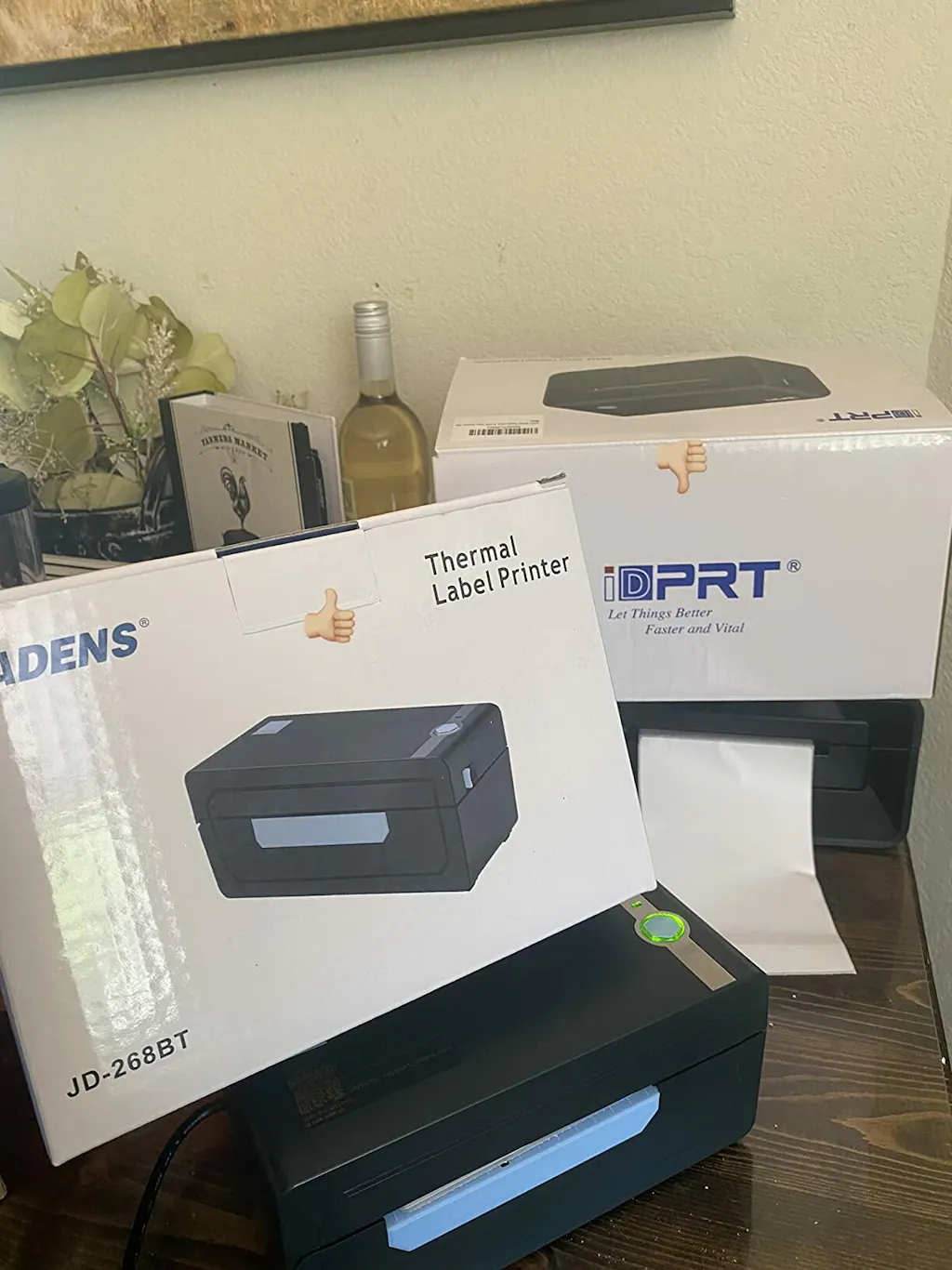 Shipping Label Printer Bluetooth Print for Main Shipping Company 268BT ...