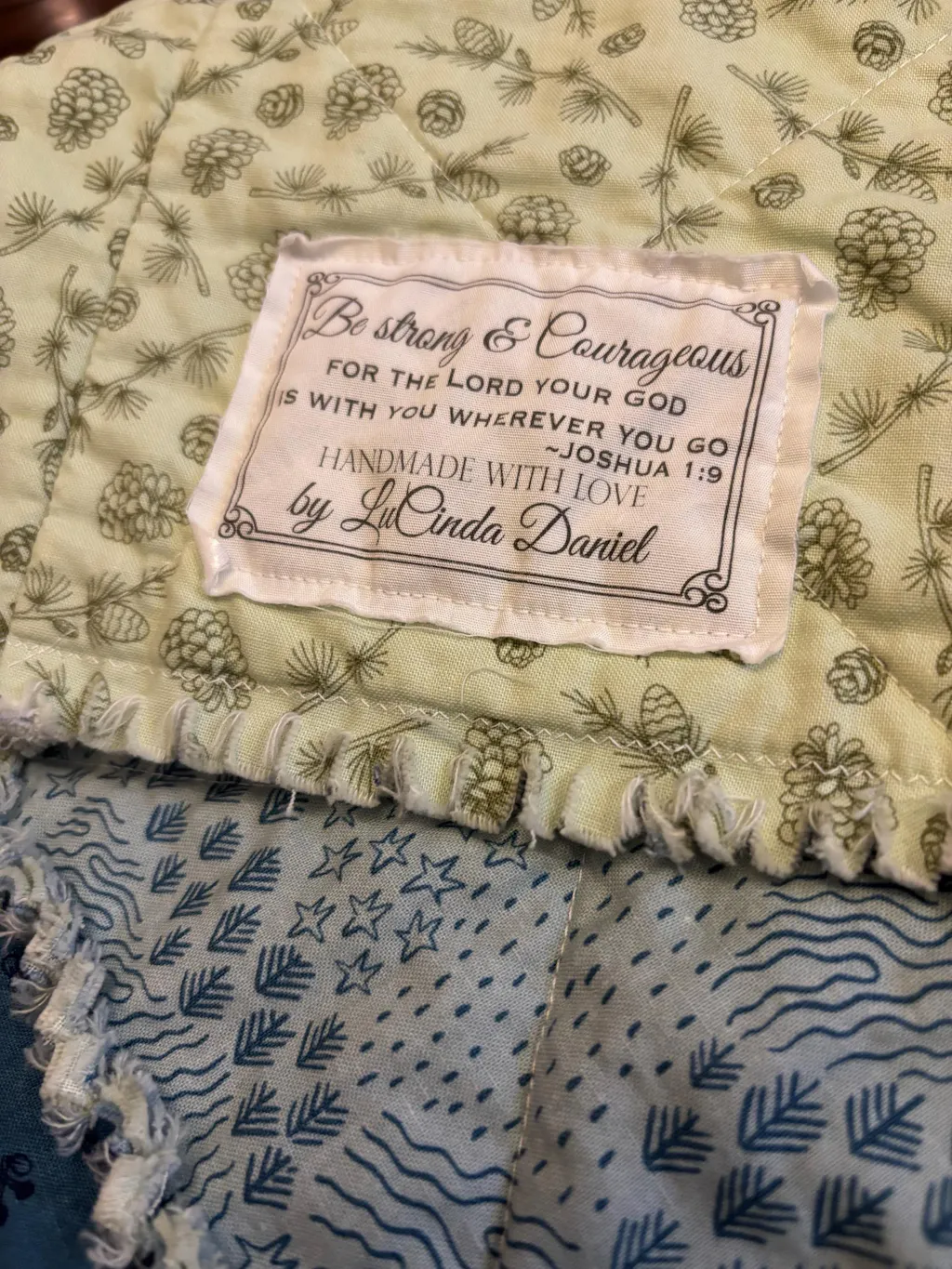 Personalized Christian Quilt Labels – Inspirational Bible Verse Quilt ...