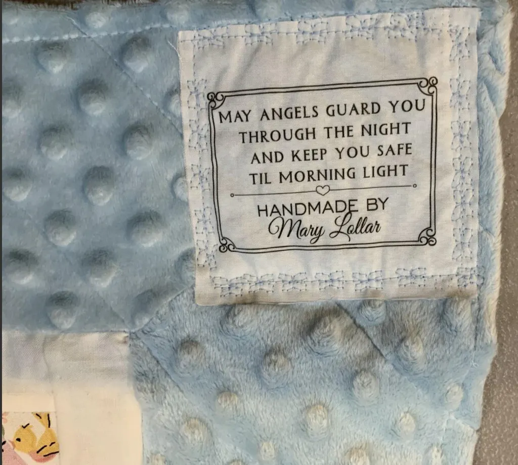 Personalized Christian Quilt Labels – Inspirational Bible Verse Quilt ...