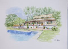 Personalised House Portraits – Jan Adams Art Studio