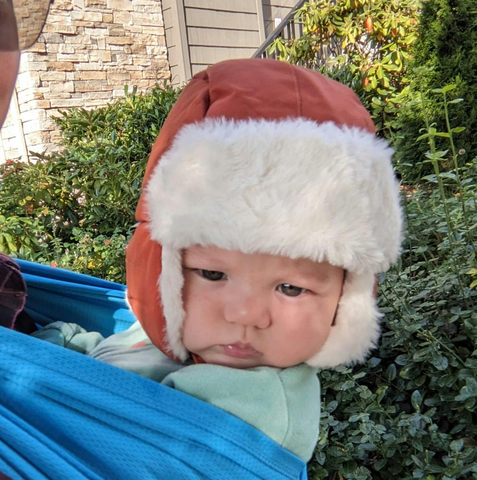 Kids Insulated Winter Hats | Dusty Pink Ushanka Style | Jan & Jul