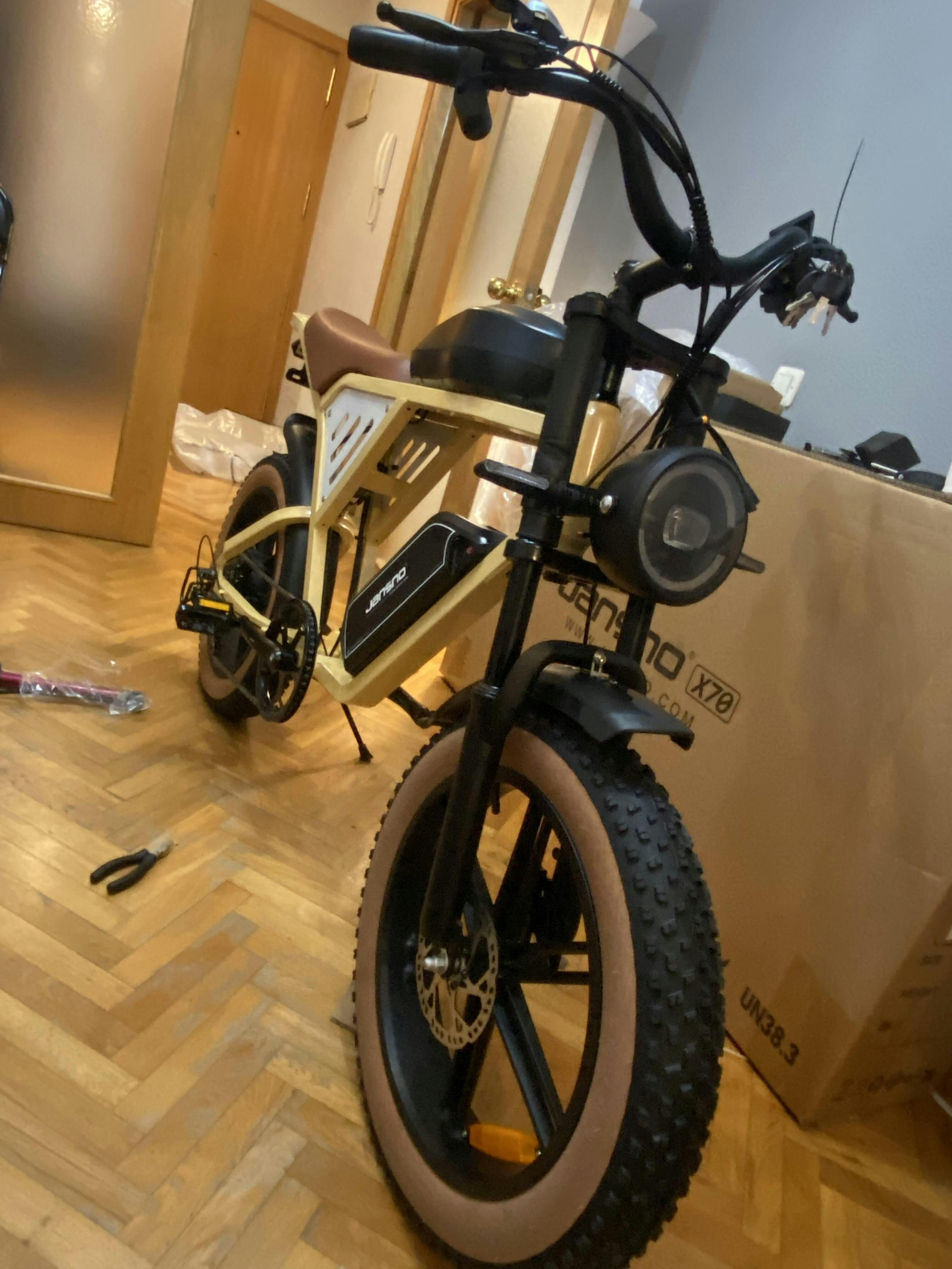 JANSNO X70 Off Road Electric Bike for Adults, 48V 34Ah Dual Battery, 7 ...