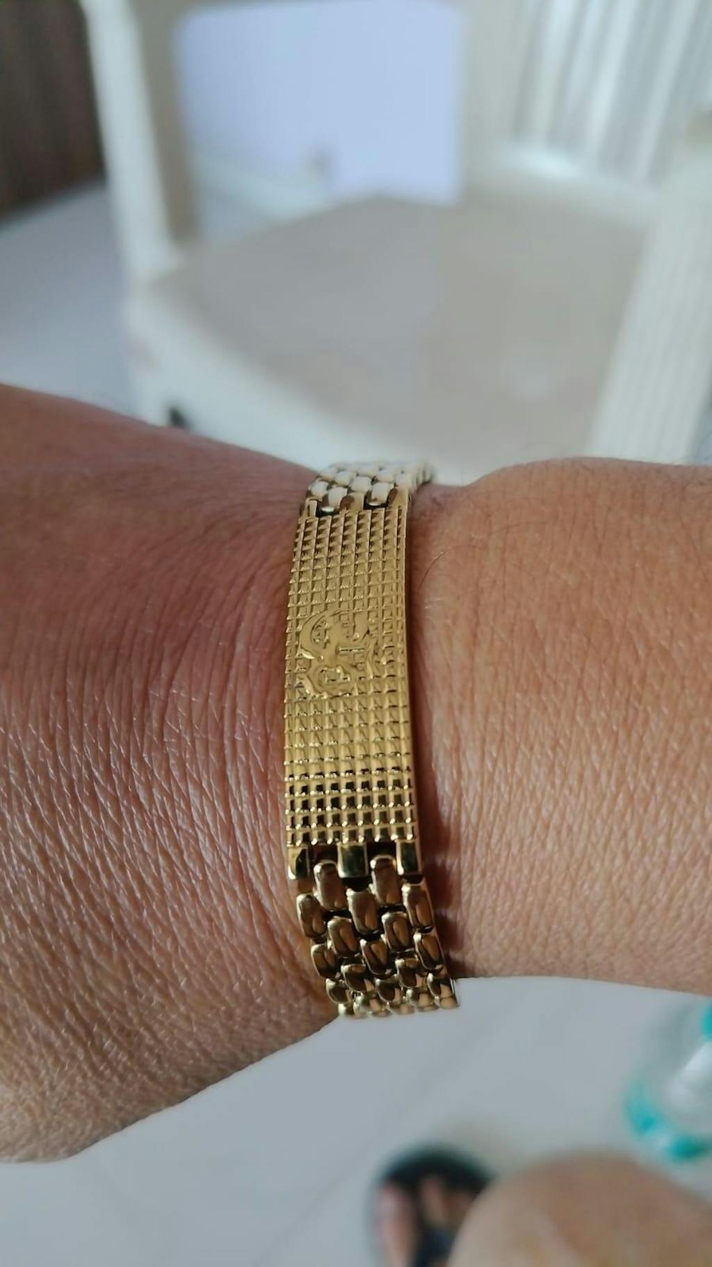 Gold Plated Sacred Grid Om Bracelet – Japam