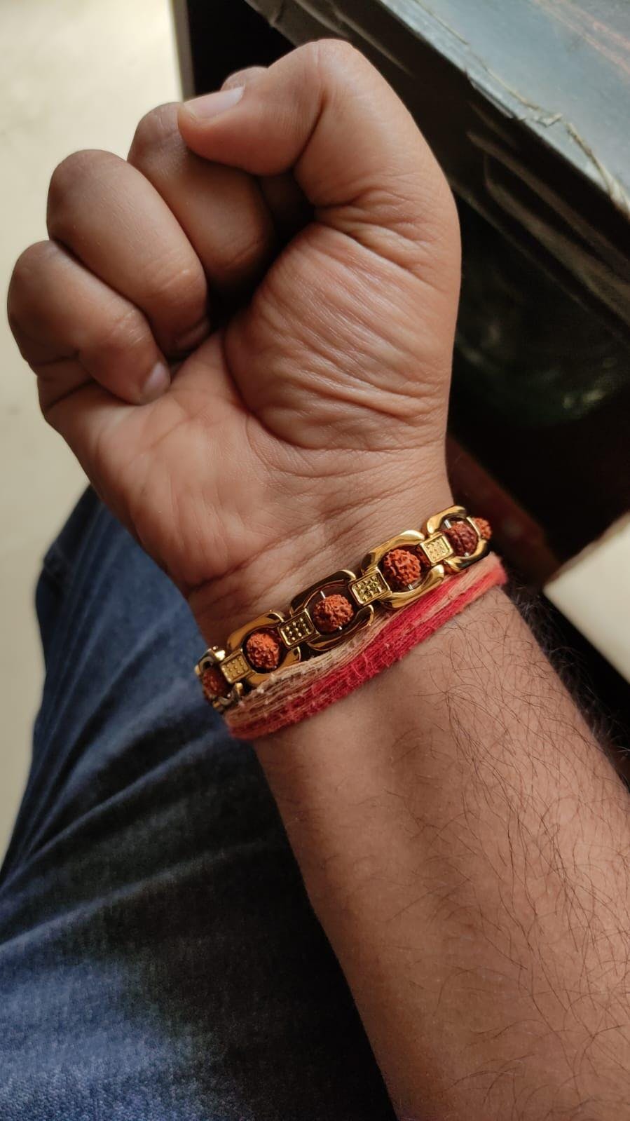 Gold Plated Essential Rudraksha Bracelet – Japam