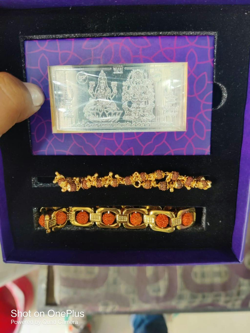 Gold Plated Essential + Elemental Rudraksha Ki Diwali Celebration Hamp ...