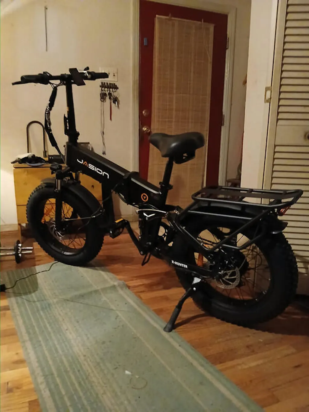 Jasion X-Hunter Folding Electric Bike | Full Suspension Fat Tire ...
