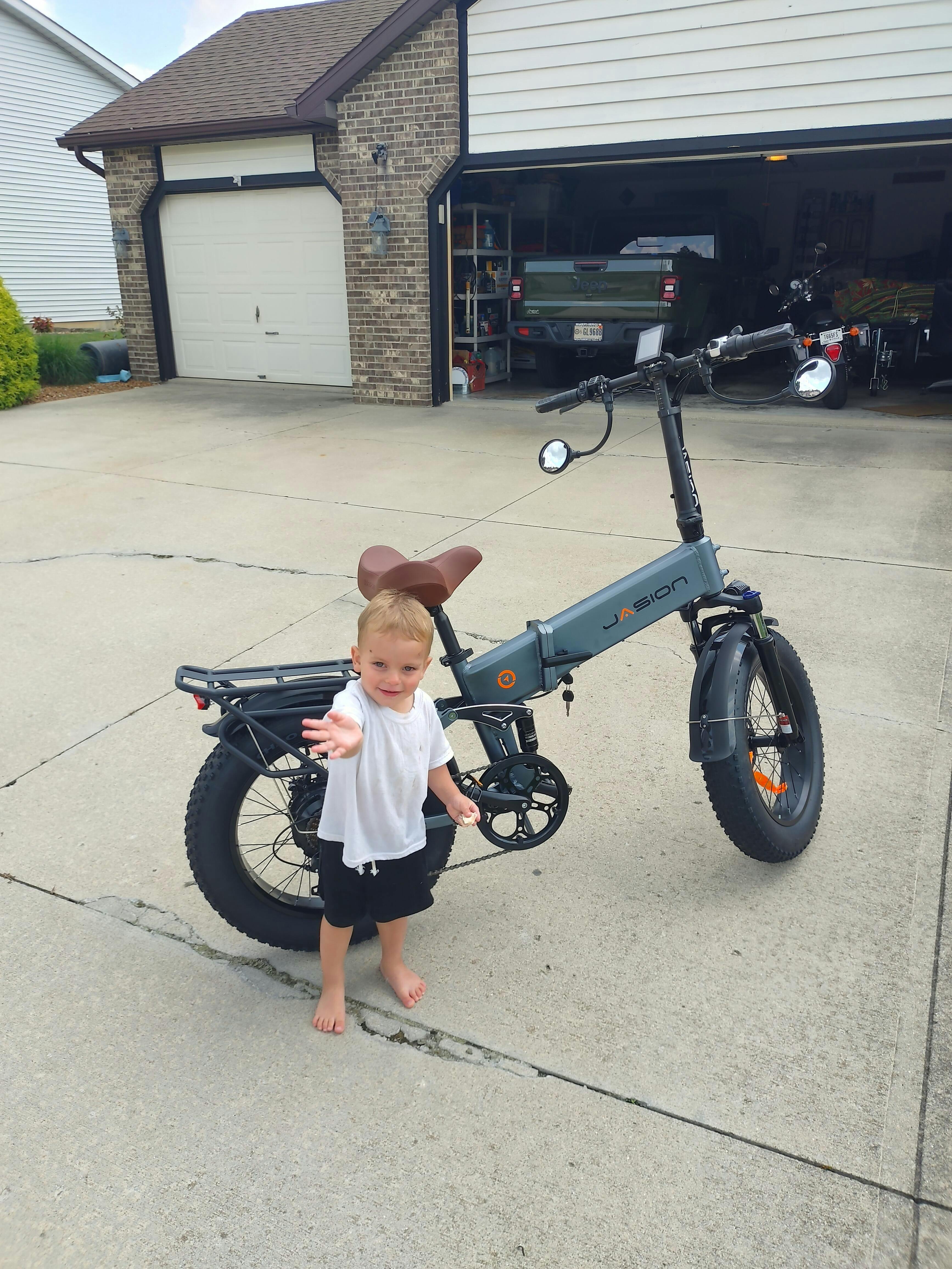 X-Hunter Full Suspension Folding Fat Tire Electric Bike | Jasion eBike