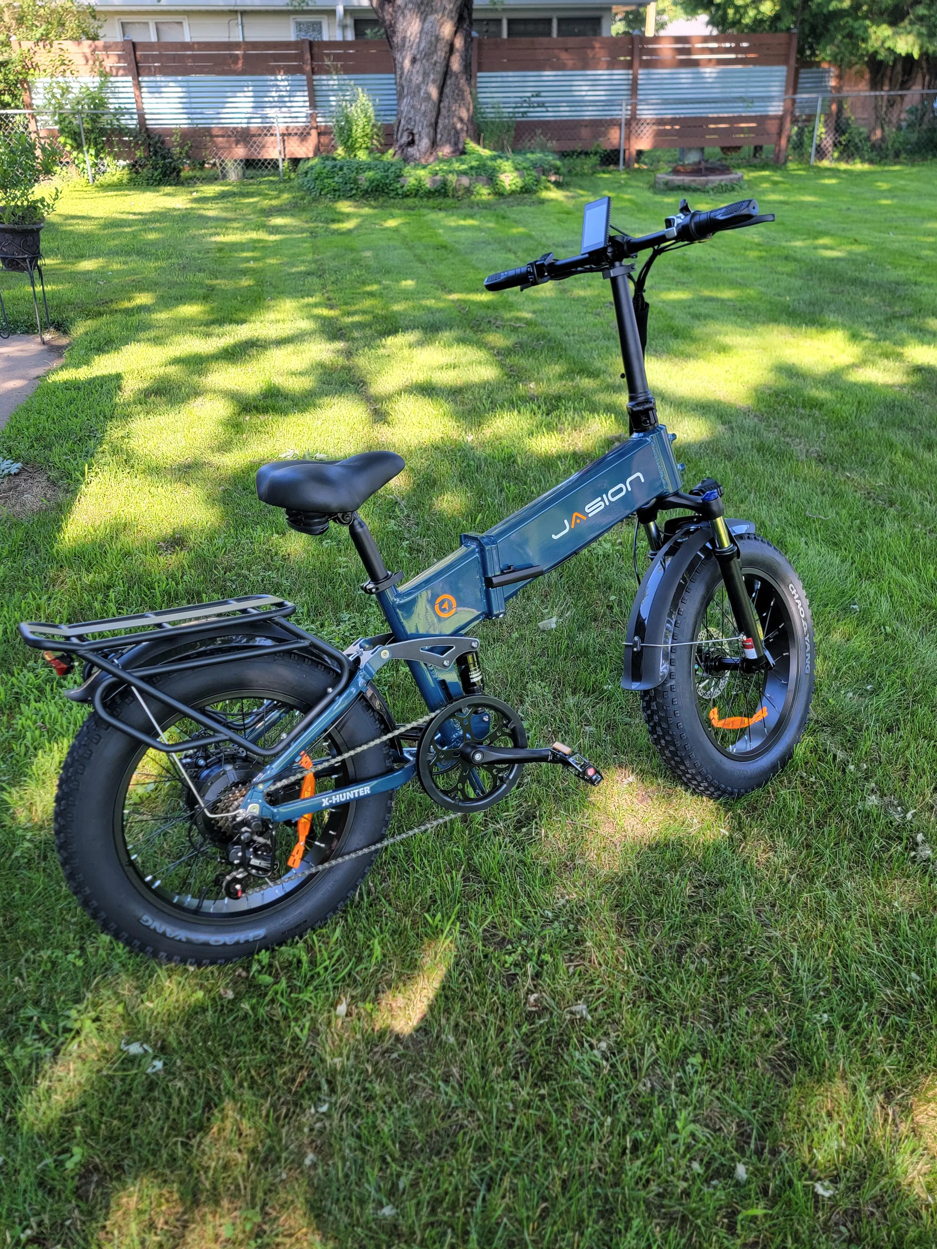 X-Hunter Full Suspension Folding Fat Tire Electric Bike | Jasion eBike