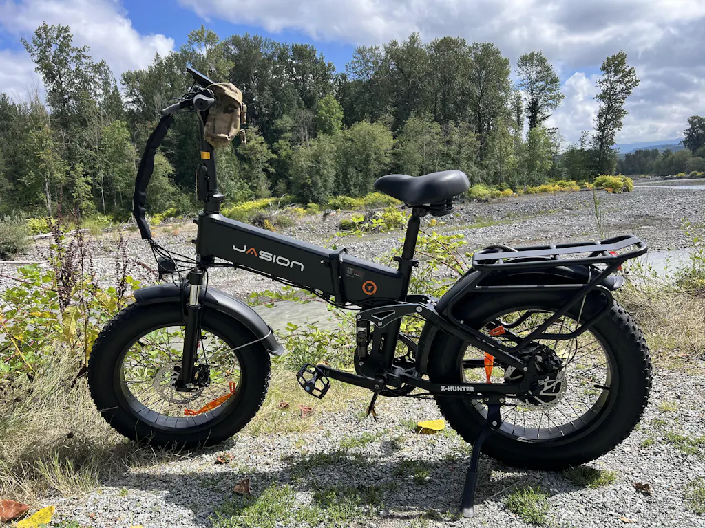 X-Hunter Full Suspension Folding Fat Tire Electric Bike | Jasion eBike