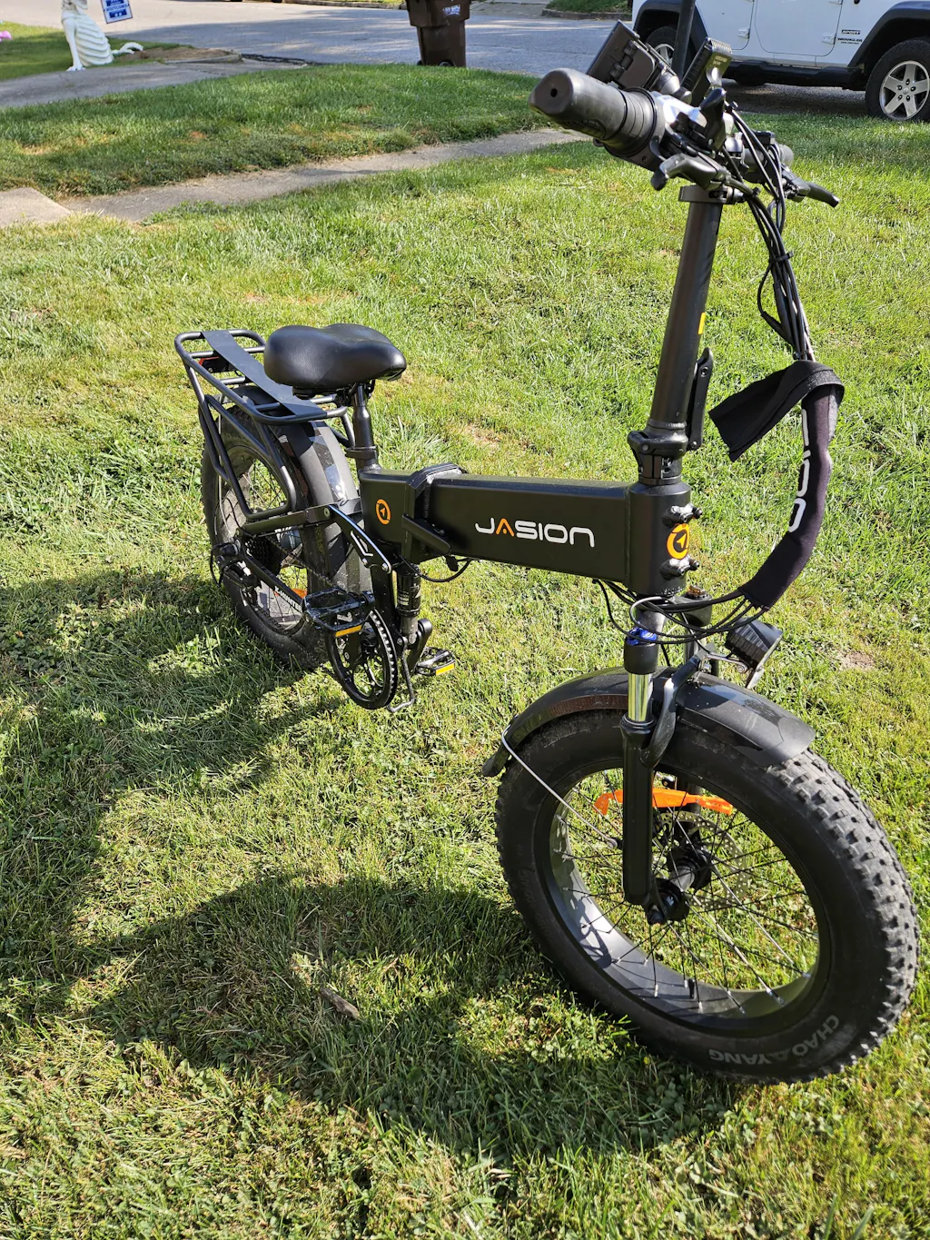 X-Hunter Full Suspension Folding Fat Tire Electric Bike | Jasion eBike