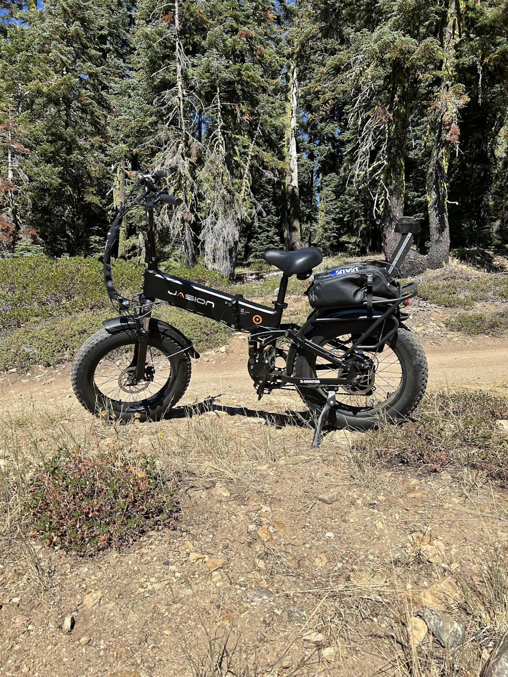 X-Hunter Full Suspension Folding Fat Tire Electric Bike | Jasion eBike