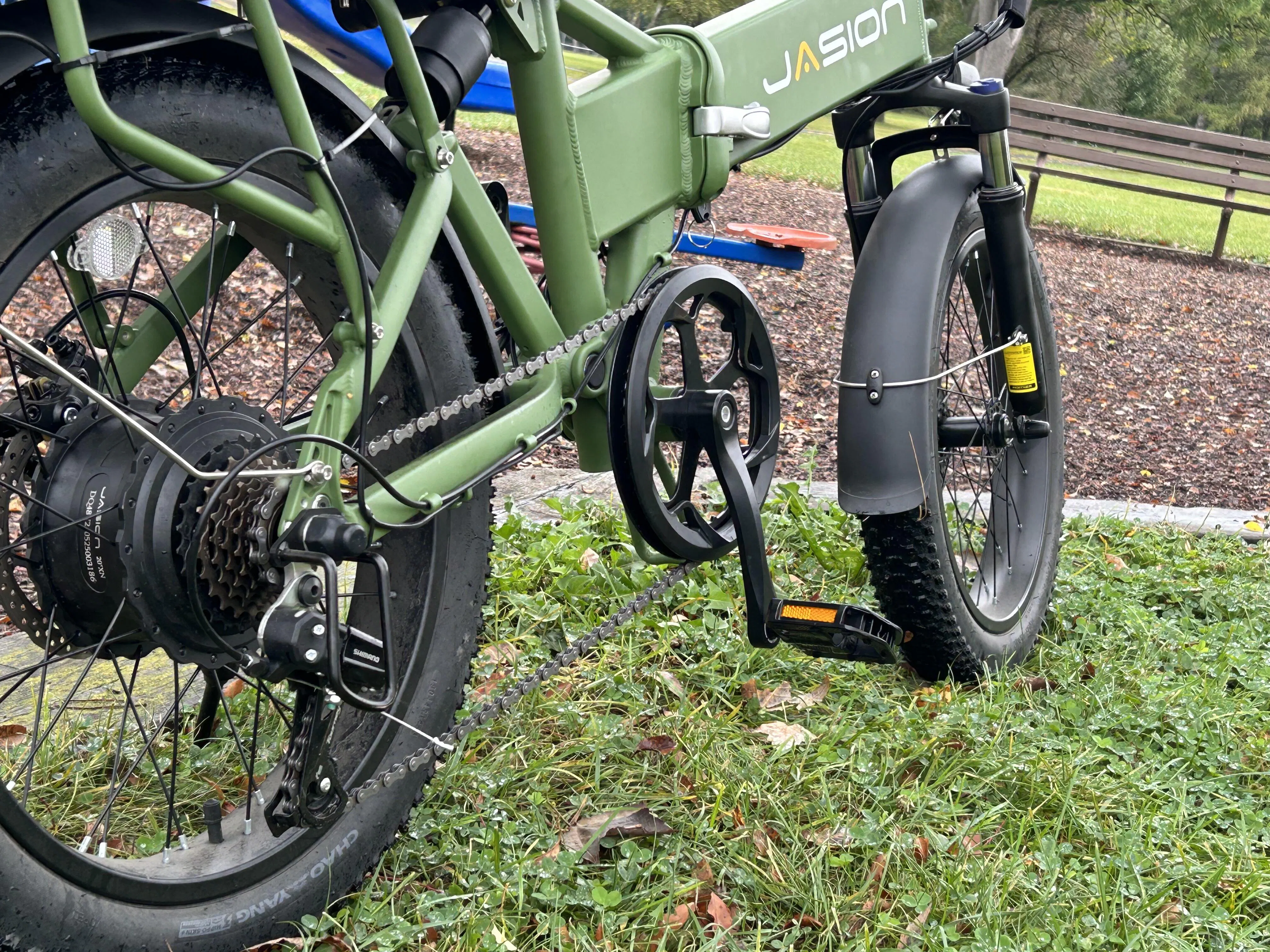 X-Hunter Full Suspension Folding Fat Tire Electric Bike | Jasion eBike