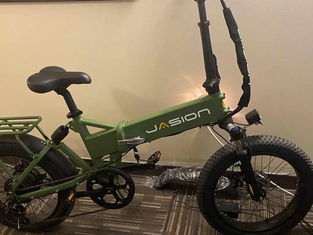 X-Hunter Full Suspension Folding Fat Tire Electric Bike | Jasion eBike