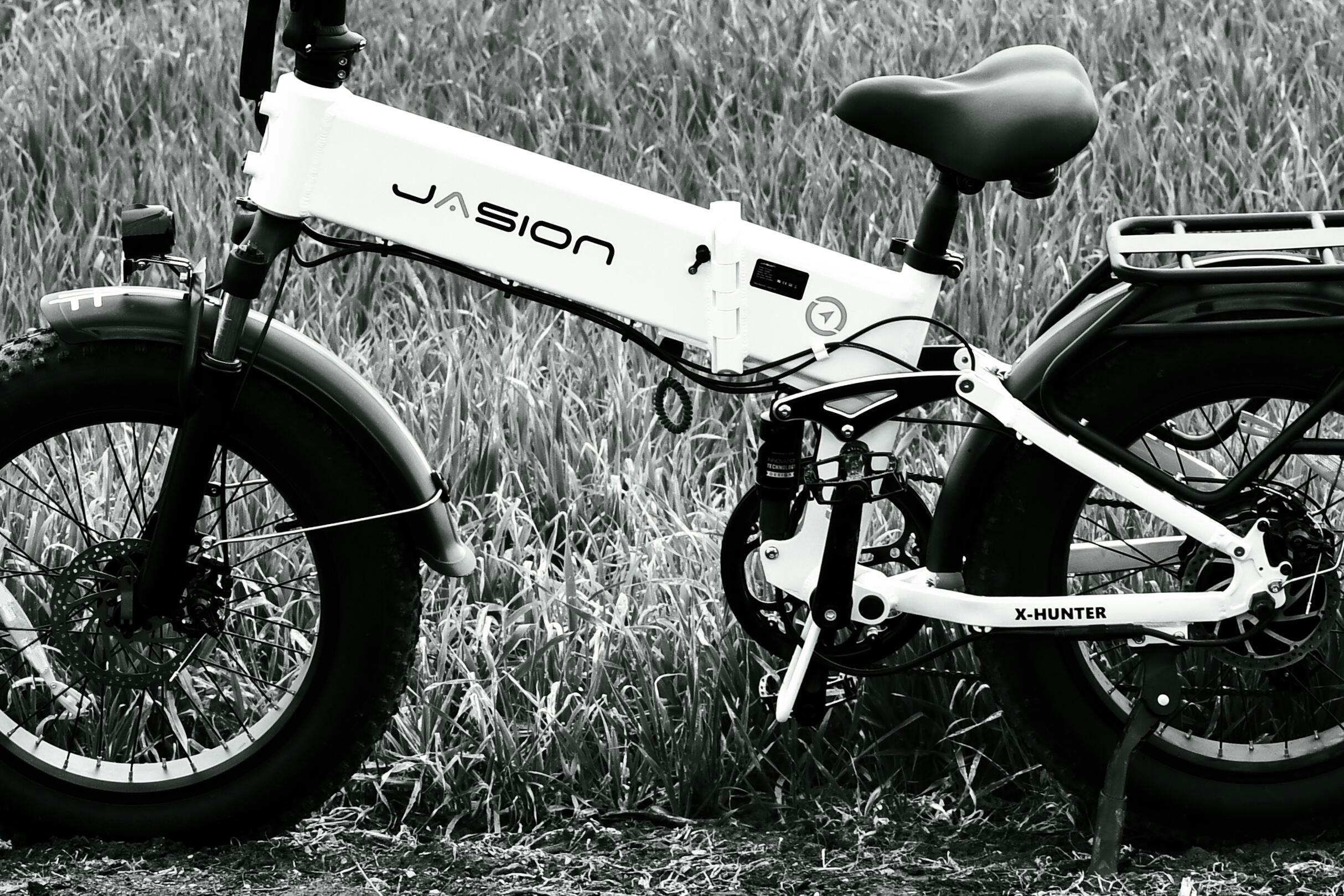 X-Hunter Full Suspension Folding Fat Tire Electric Bike | Jasion eBike