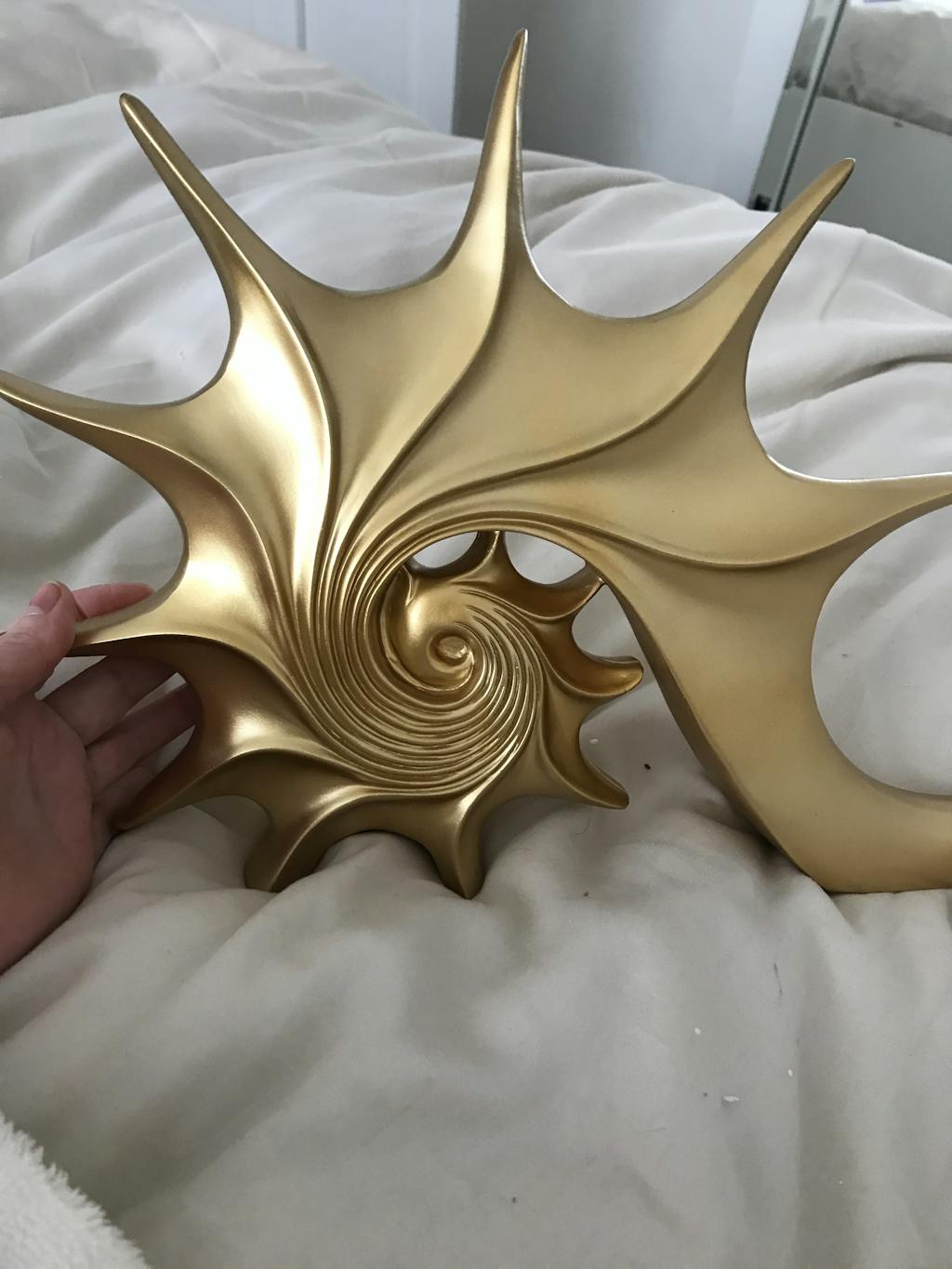 Conch Shell Sculpture - 2 Colours – Jasmine and Jade Interiors