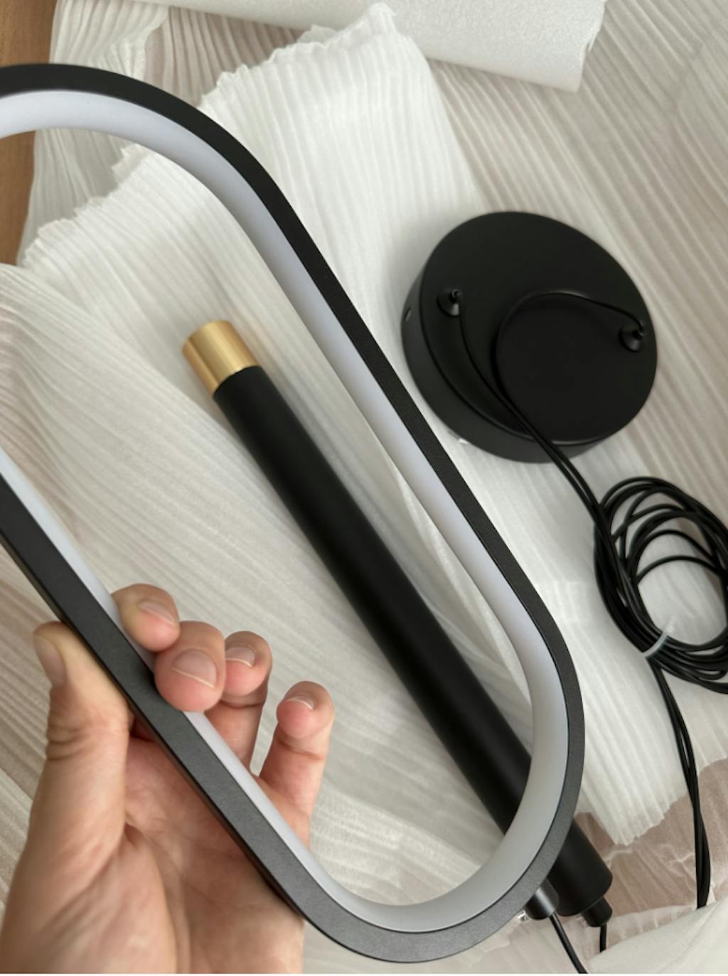 Minimalist Lustre Pendant Light – Jasmine and Jade Interiors