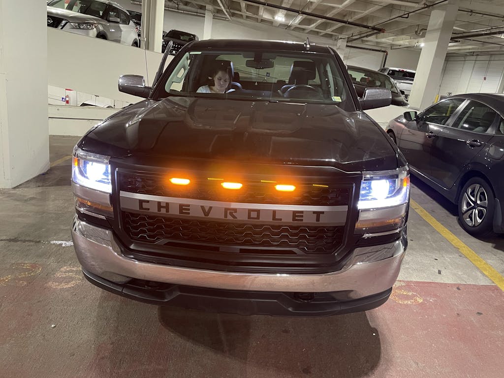 2016-2018 Chevrolet Chevy Silverado 1500 Front Bumper Grille With Ambe ...