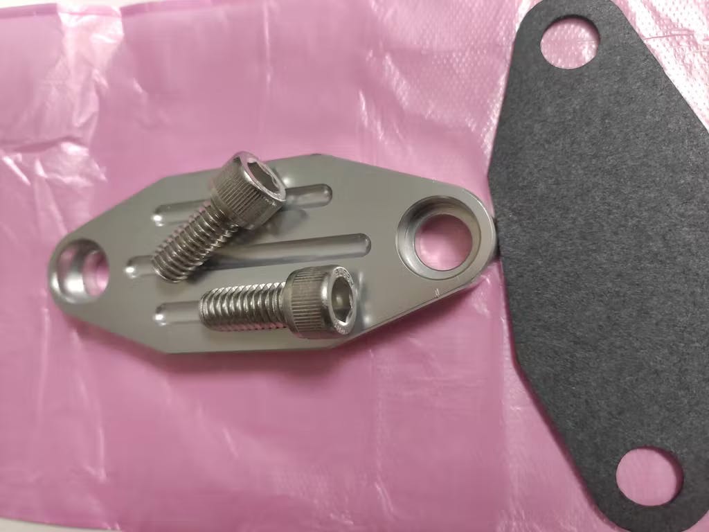 F150 F250 F350 Ford Super Duty Ranger Bronco EGR Delete Block Off Plat ...